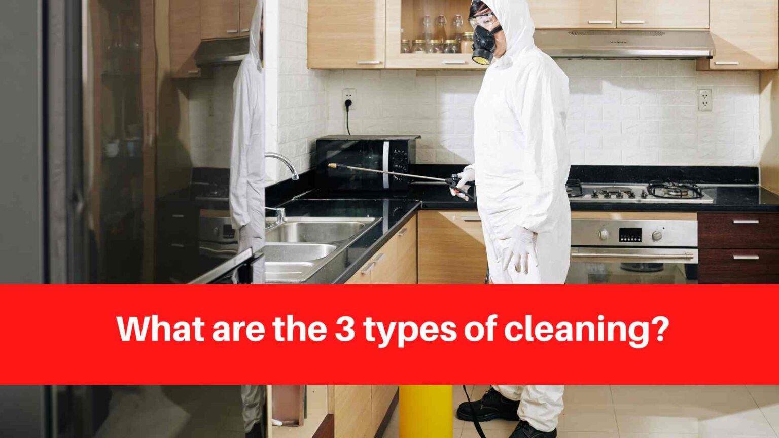 What are the 3 types of cleaning?